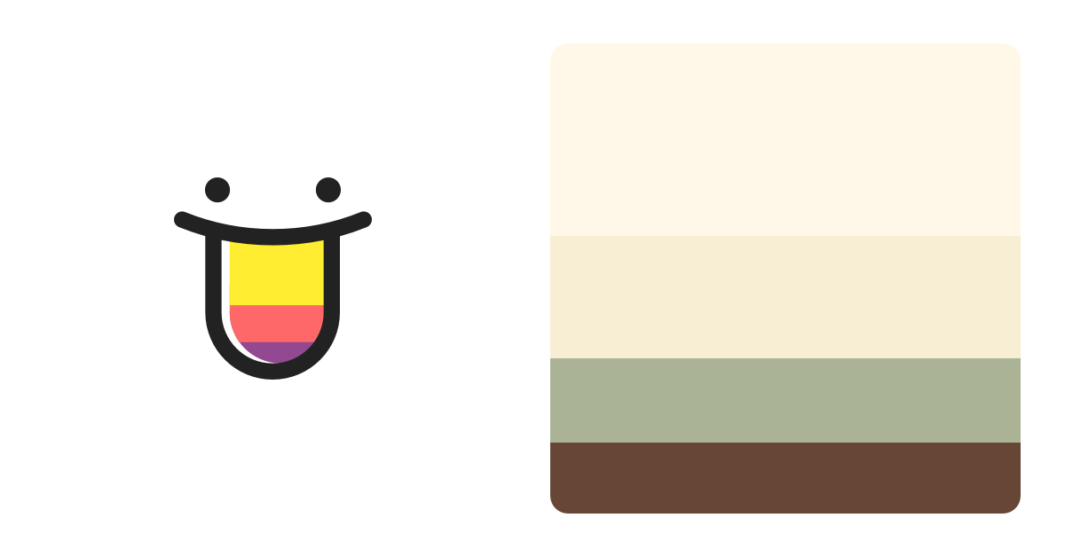 Color Palette: #FFF8E8 #F7EED3 #AAB396 #674636 - Color Hunt