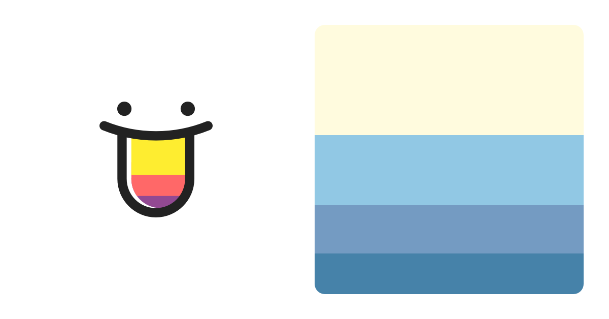 Color Palette: #FFFBDE #91C8E4 #749BC2 #4682A9 - Color Hunt